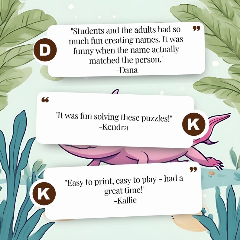 Axolotl Word Search for Tween Teen Girl Birthday Party Summer June July ...