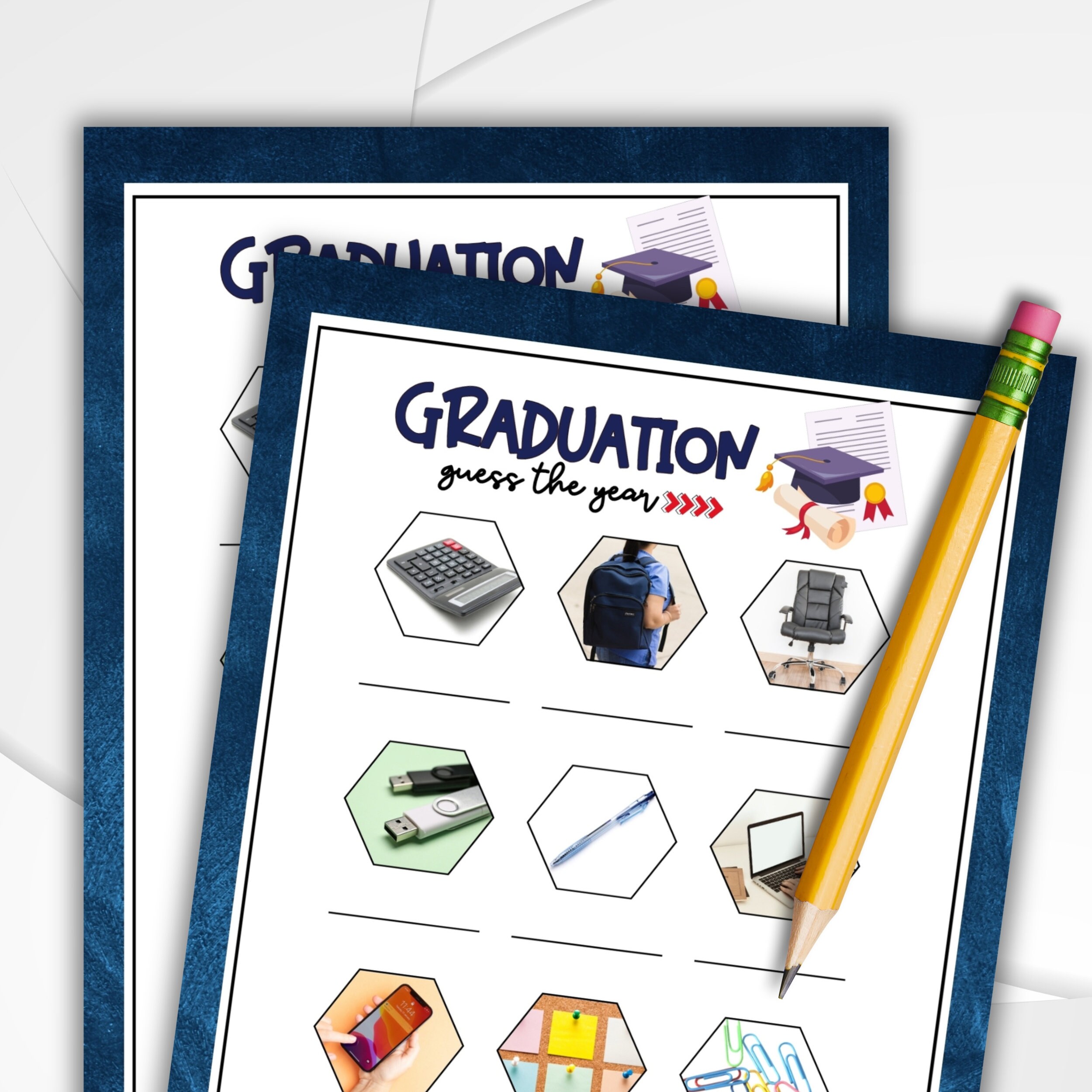 Graduation Party Trivia Game Guess the Year School Supplies Were ...