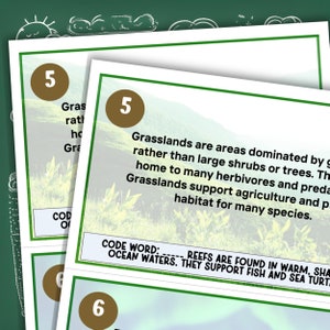 Ecosystem Scavenger Hunt: Earth Science Habitat Game (digital Download ...