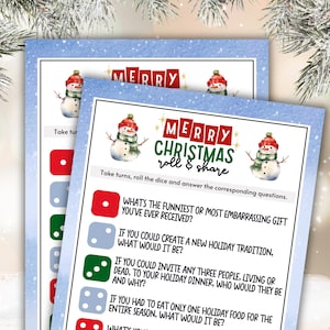 Christmas Roll and Share Dice Game Bonding Secrets of Friends Family ...