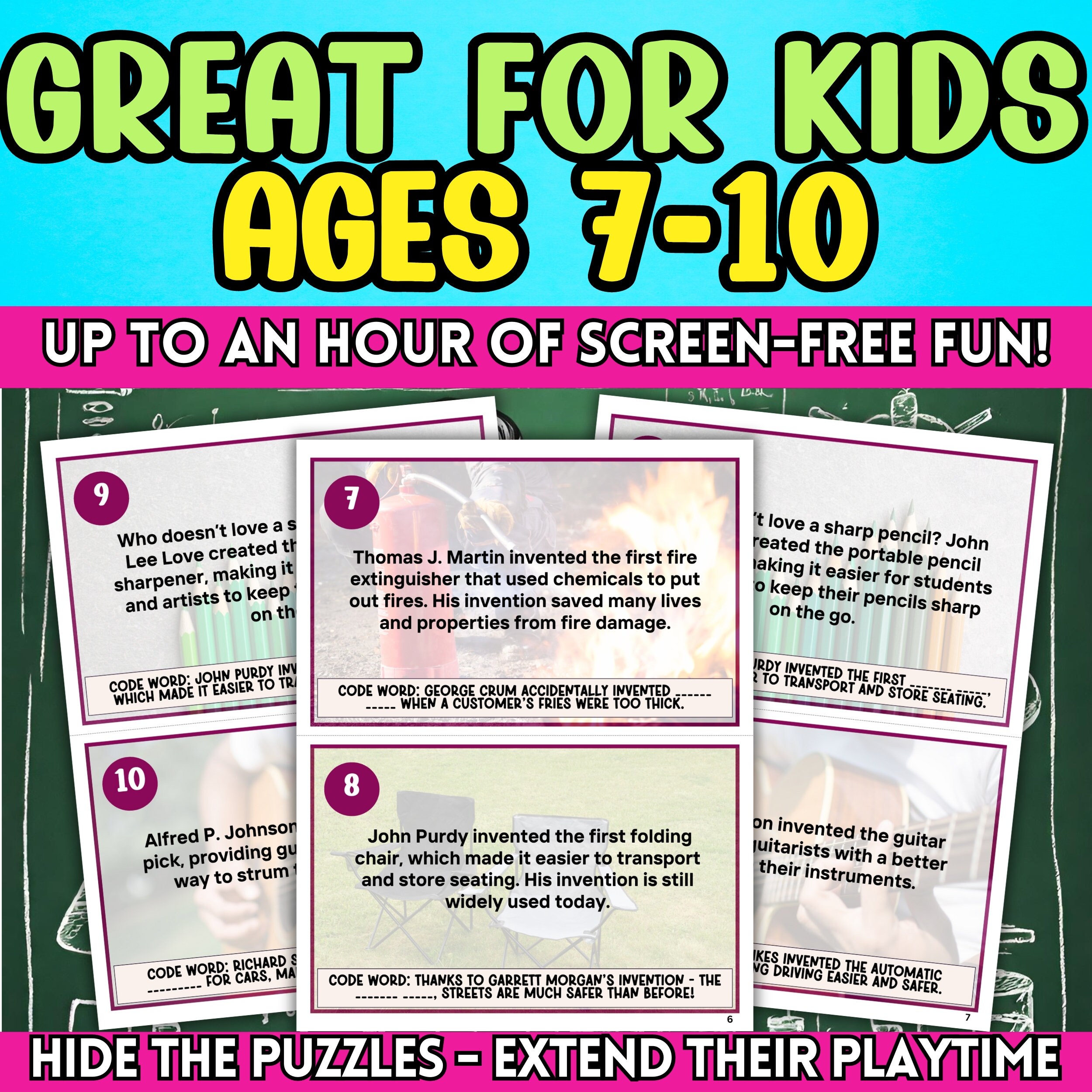 Black History Scavenger Hunt for Kids Age 7 8 9 10 11 Grade 3 4 5 for ...