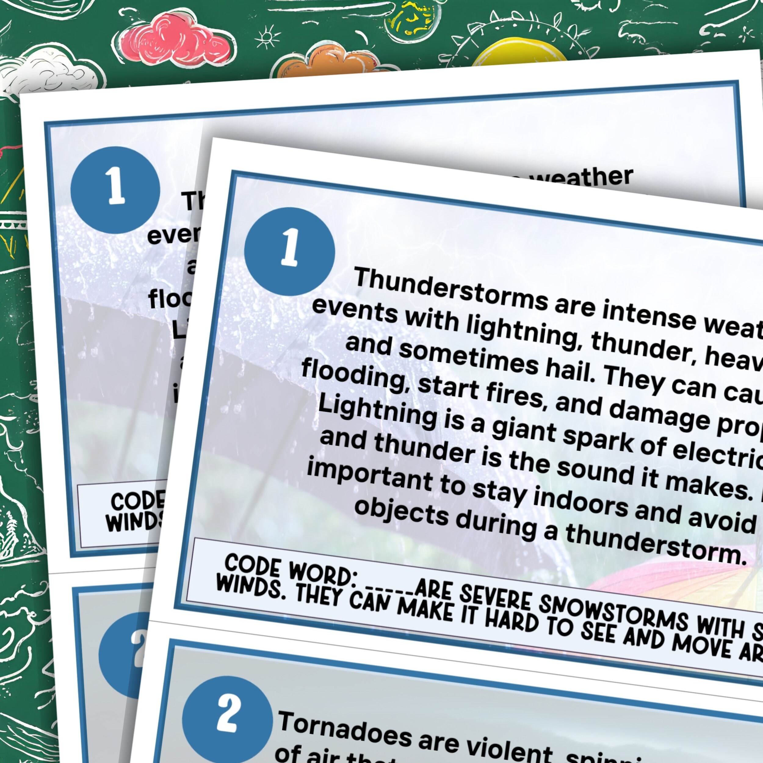 Weather Hazards Scavenger Hunt: Earth Science Game (digital Download ...