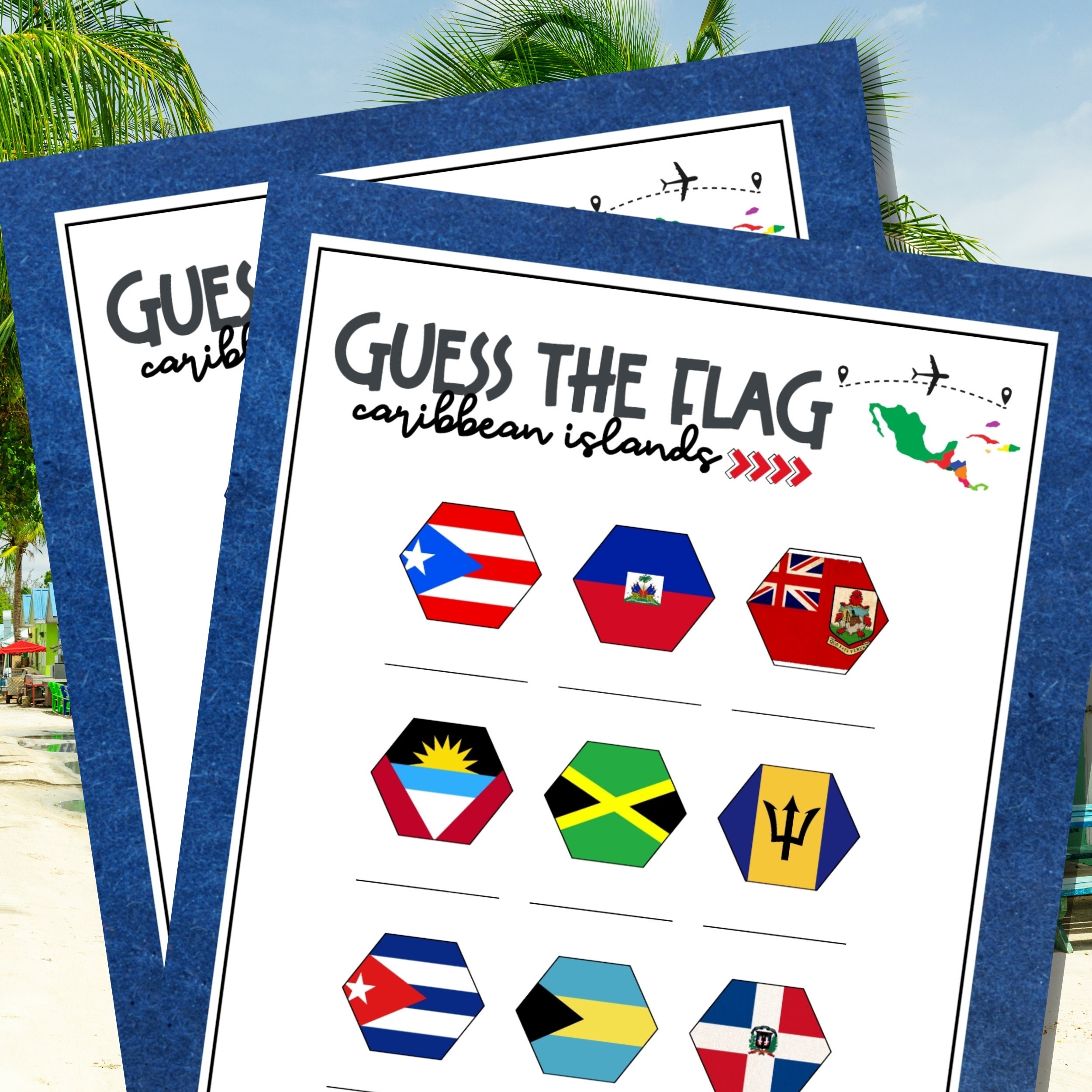 Caribbean World Flags Picture Quiz and Name the Country Island Flag ...