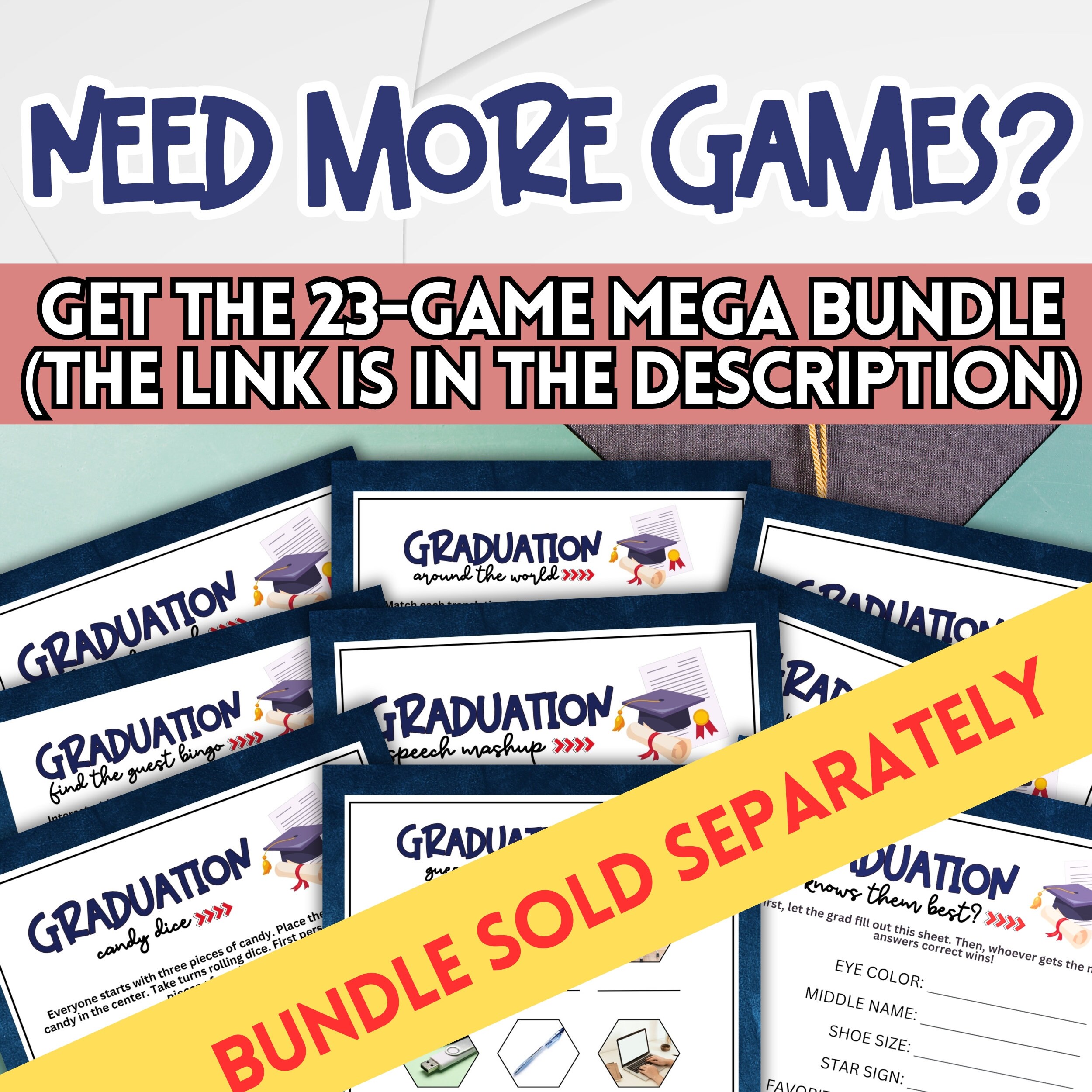 Graduation Word Scramble Printable Party Game Instant Download PDF for ...