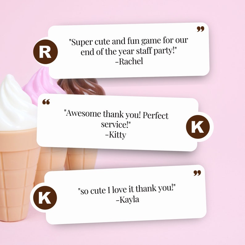 Ice Cream Pass the Prize Game: Summer Birthday Party (PDF) - Etsy