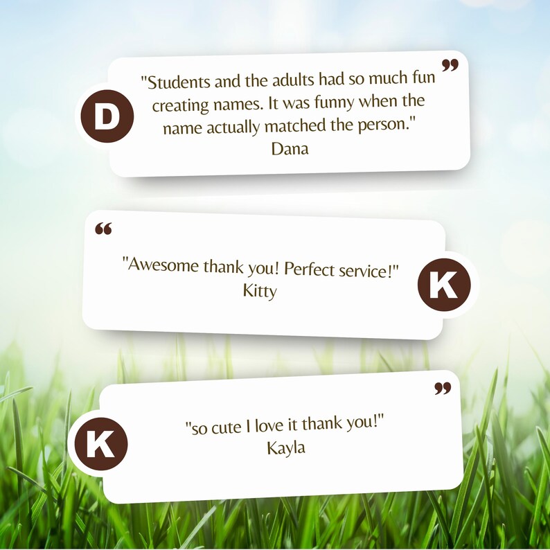 Spring Name Generator Game: Printable Party Activity (digital Download ...