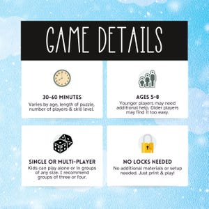 Birthday Cake Escape Room DIY Printable Party Puzzle Game Activity for ...