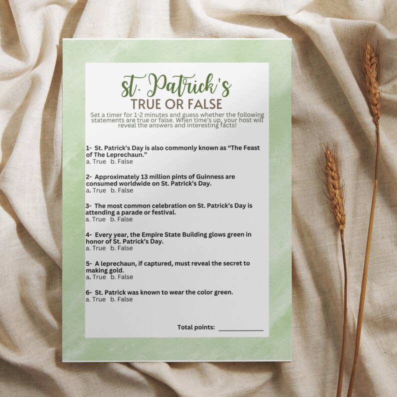 St. Patrick's Day Games Bundle: 16 Printable Party Games (digital ...