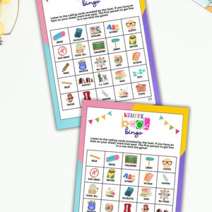 Back to School BINGO Game First Day of Class Activity Game for Teachers ...