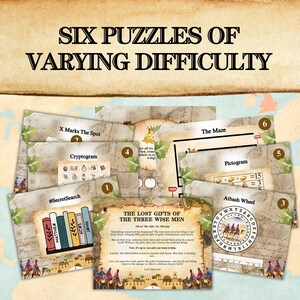 Christmas Bible Escape Room for Kids DIY Printable Scavenger Hunt Kit ...