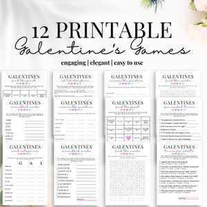 Galentine's Day Trivia Game Quiz for Girls Night or Ladies Luncheon ...
