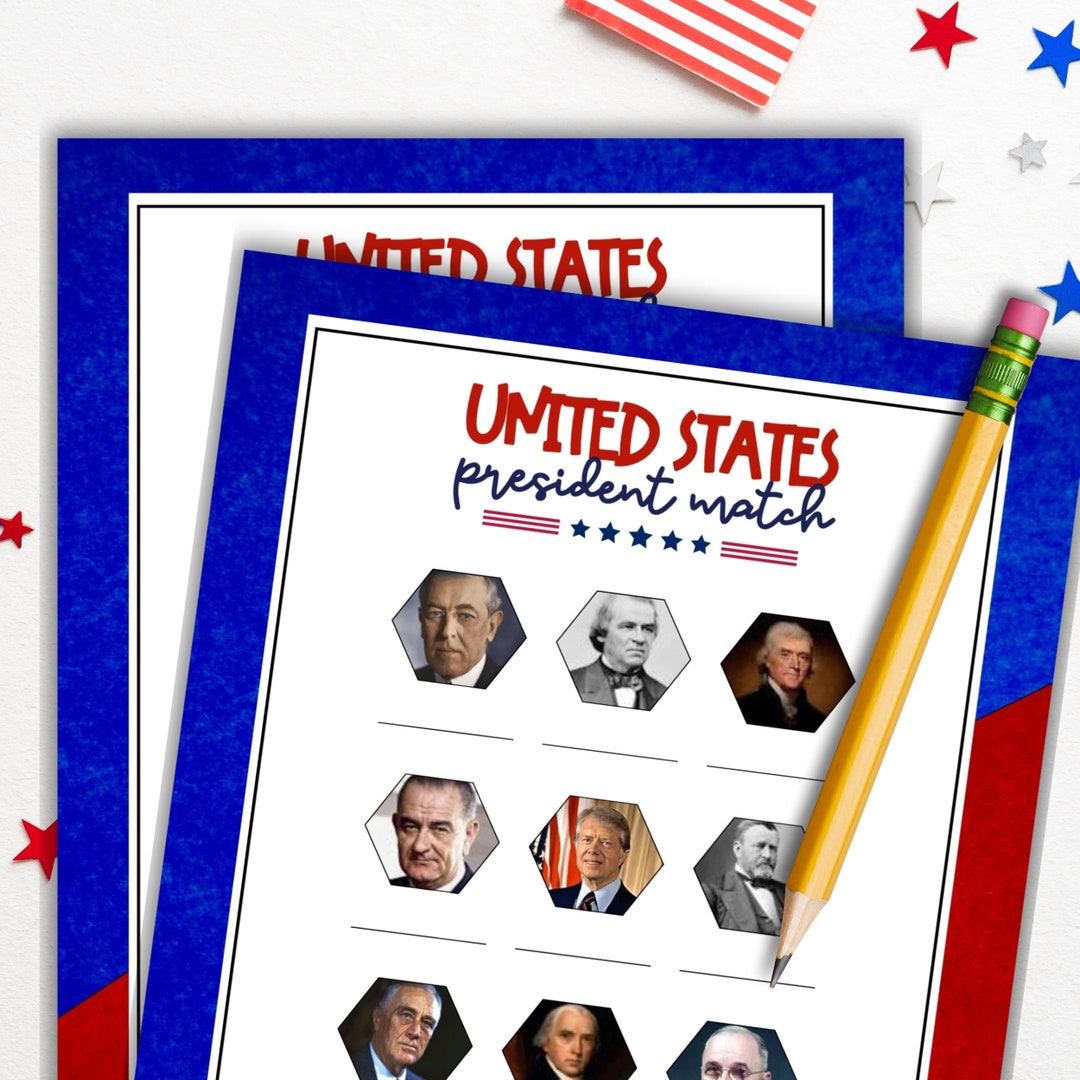 US Presidents Picture Trivia Party Game for Tweens Kids Seniors and ...
