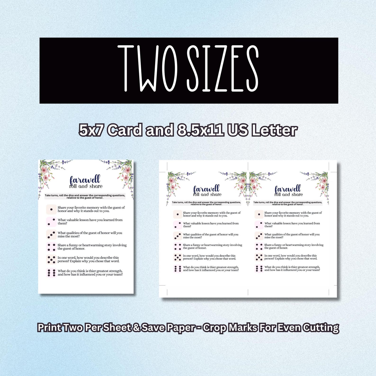 Moving Away Farewell Party Roll and Share Dice Game for Going Abroad ...