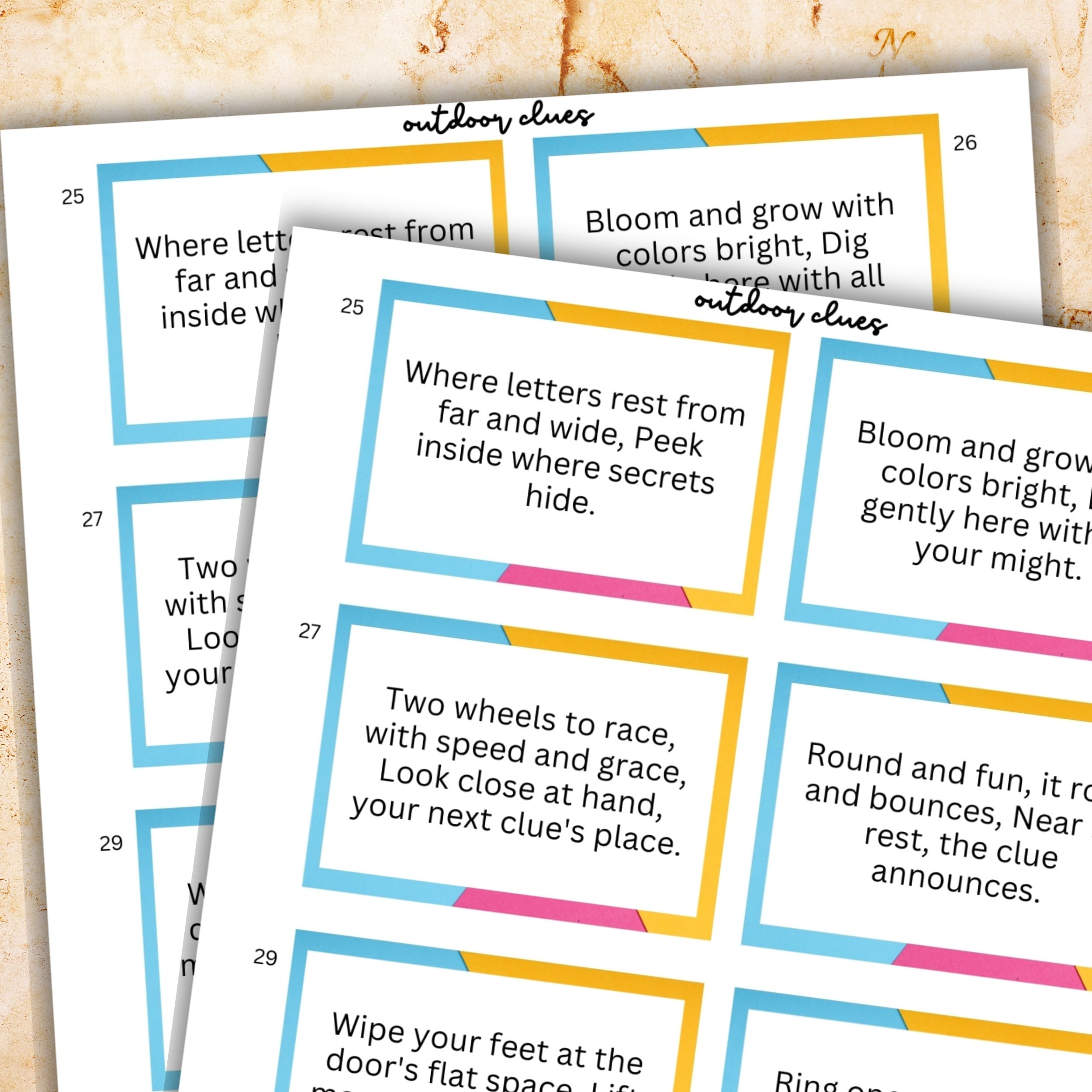 Tween Scavenger Hunt Puzzles Outdoor and Indoor for Teenage Girls and ...