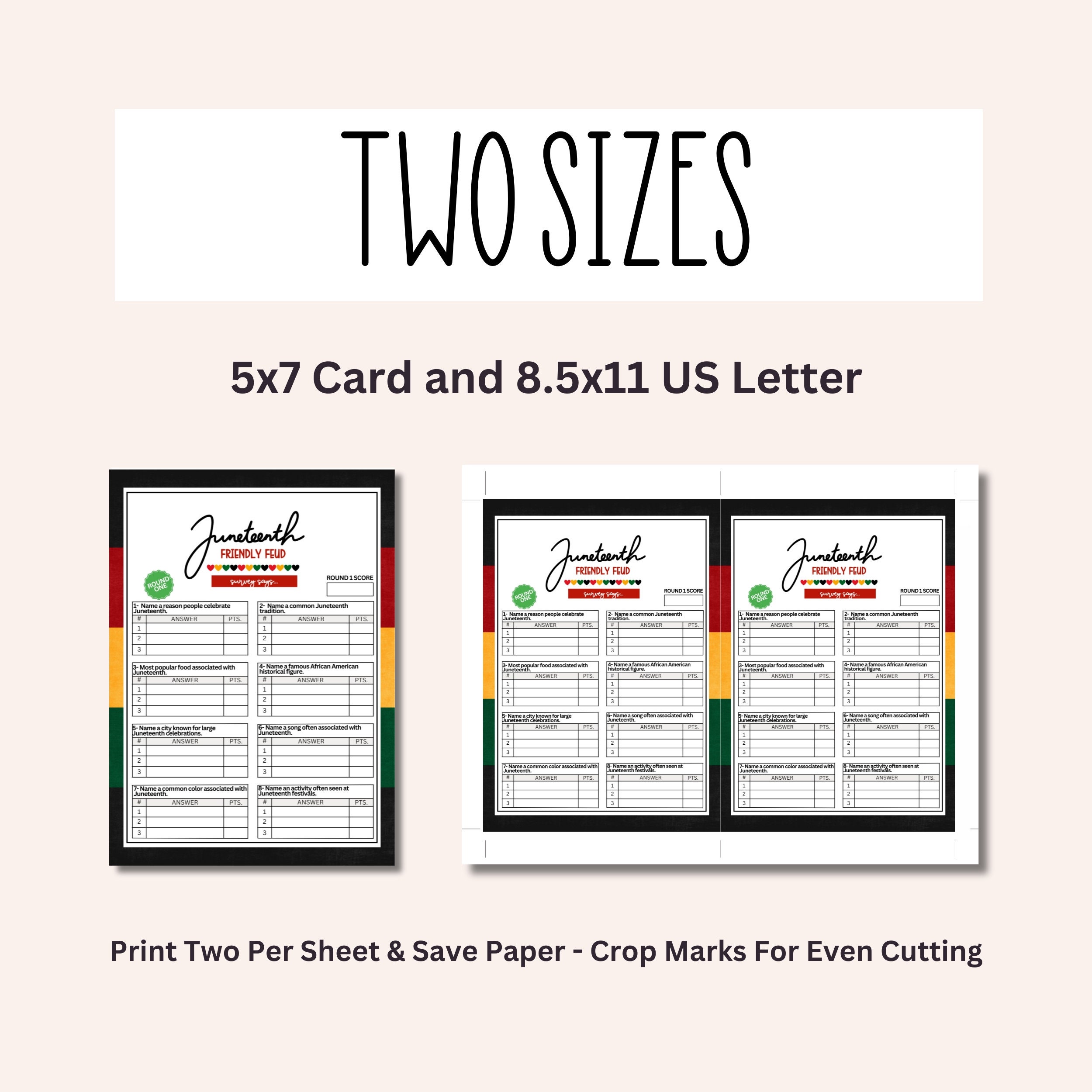 Juneteenth Feud Party Game for African American History and Black ...