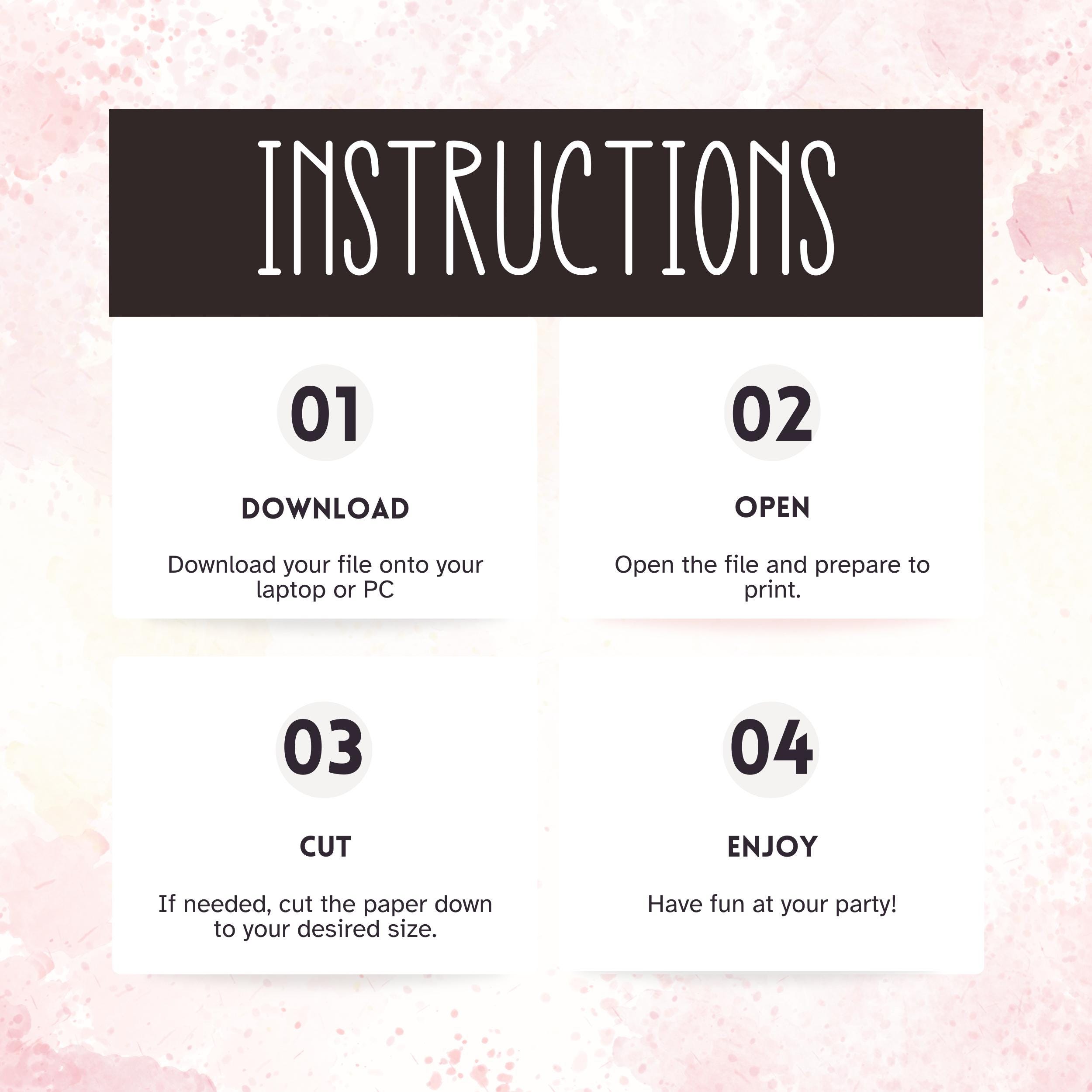 Tornado Pass the Prize Party Game: Pink Birthday Activity (PDF) - Etsy