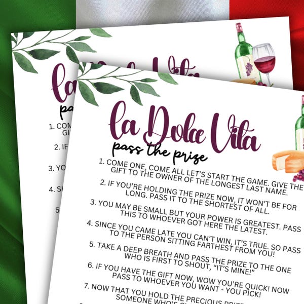 Italian Theme - Etsy