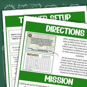 Ecosystem Scavenger Hunt: Earth Science Habitat Game (digital Download ...
