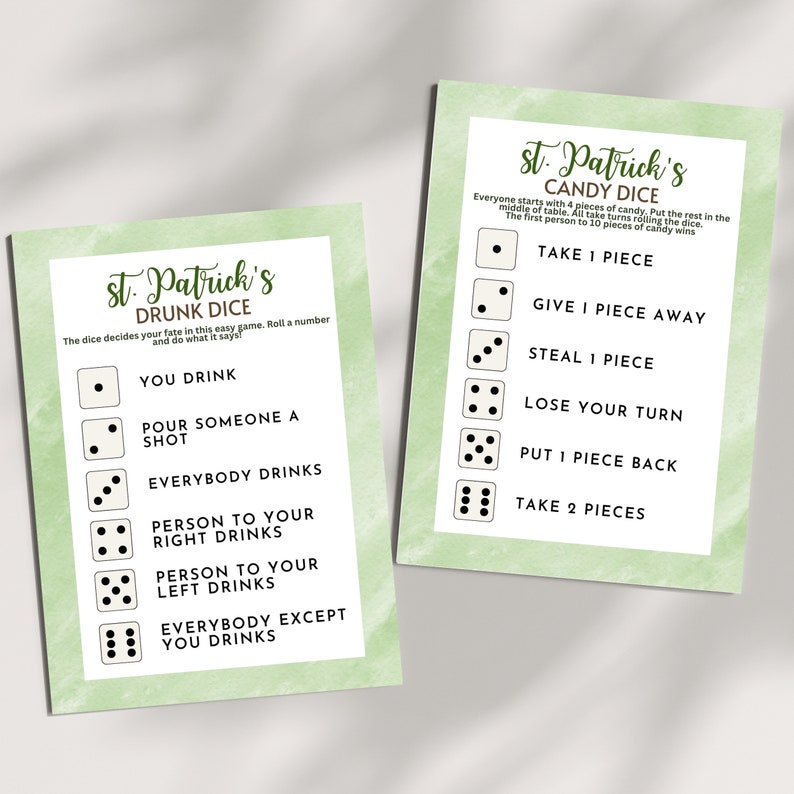 St. Patrick's Day Games Bundle: 16 Printable Party Games (digital ...