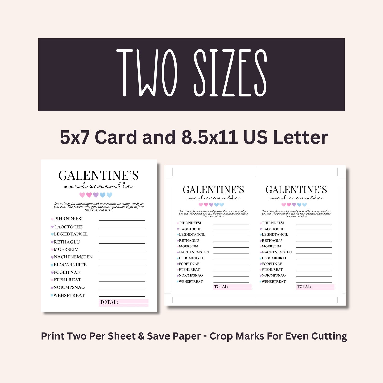 Galentines Trivia Pop Quiz Fun Questionnaire for Girls Night Ladies ...