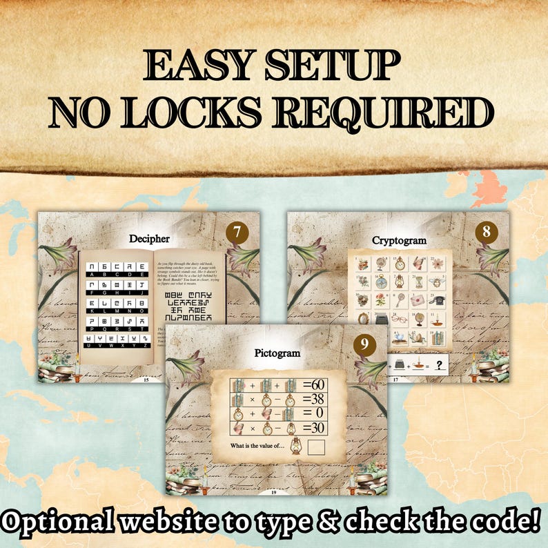 Library Escape Room: Mystery of the Missing Books (PDF) - Etsy