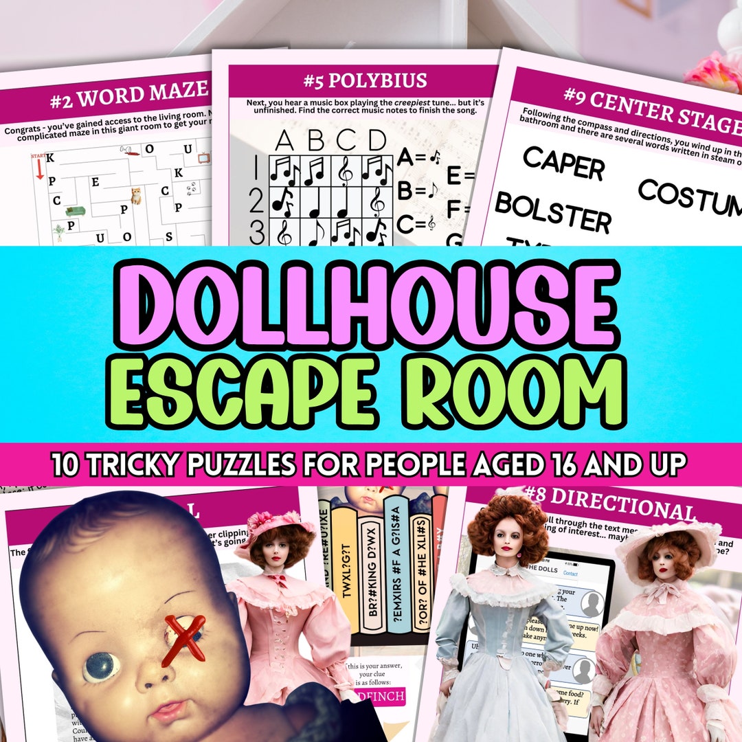 Dollhouse Escape Room For Girls Or Ladies Night With Older Teenagers