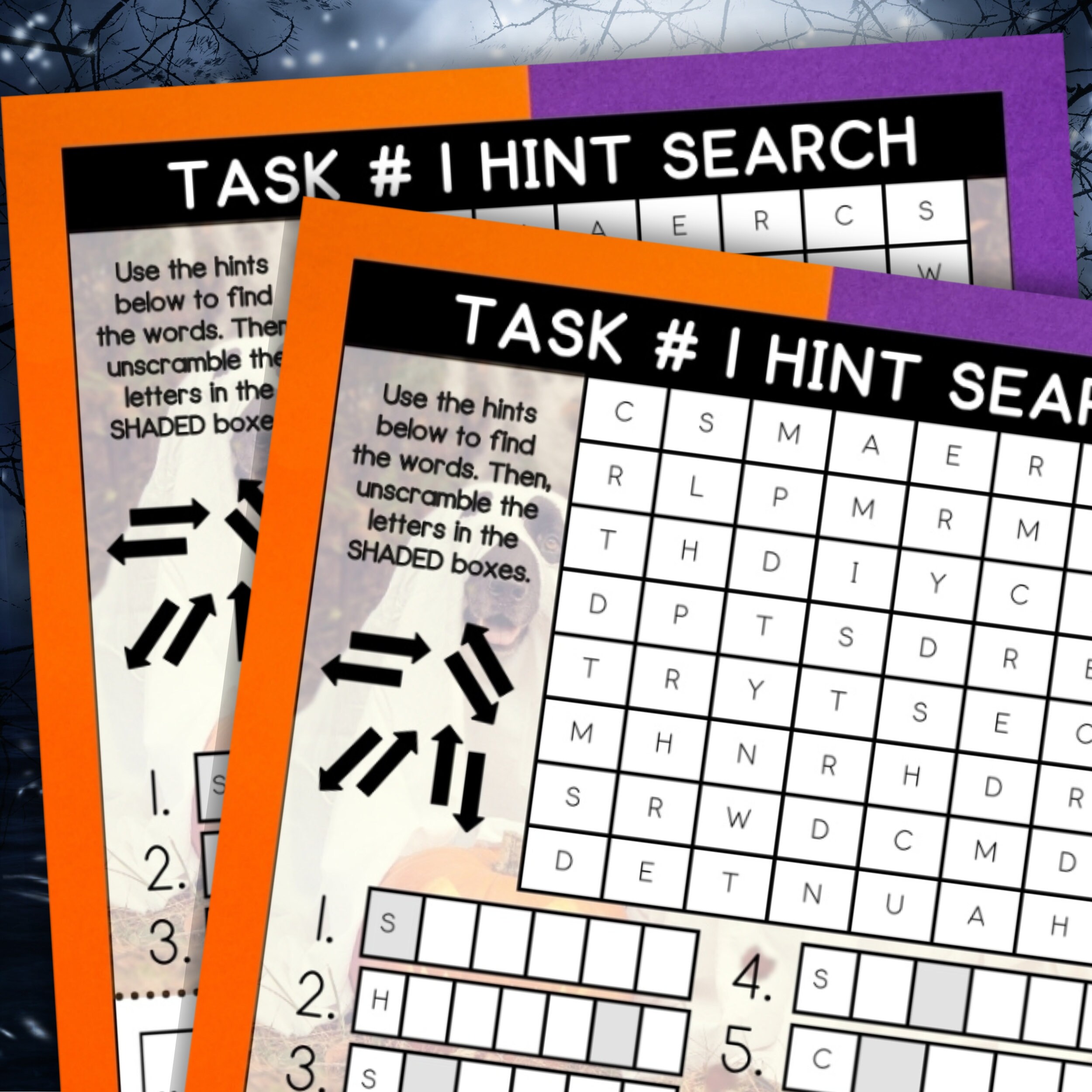 Haunted Mansion Escape Room Game: Teen Mystery, Printable Puzzles (PDF ...