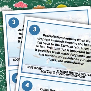Water Cycle Study Activities Printable Hydrology Earth Science ...