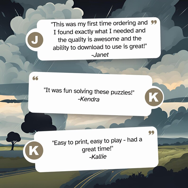 Tornado Escape Room Kit: Boys' Birthday Party Game (ages 6-9 ...