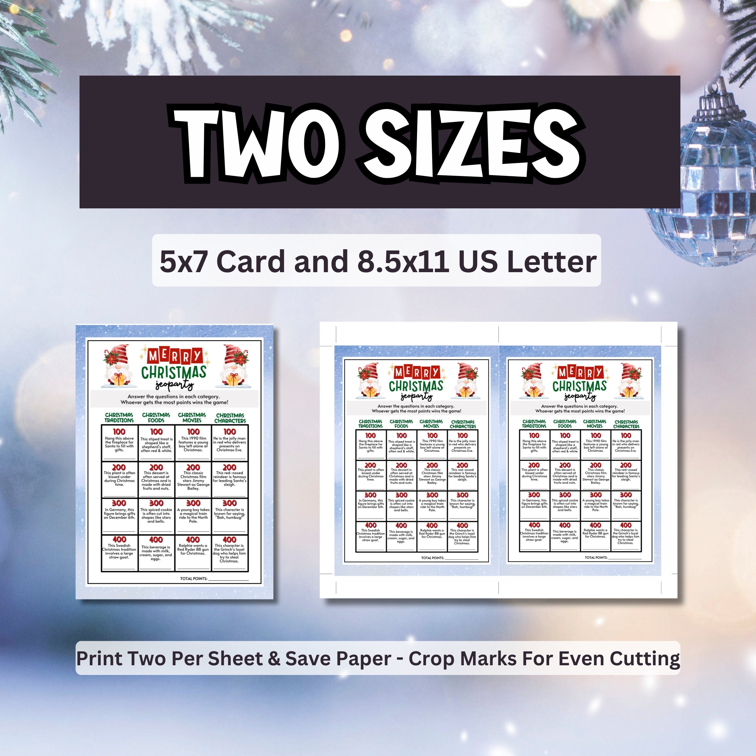 Christmas Game Bundle Tweens Teens Adults School Classroom Office Party ...