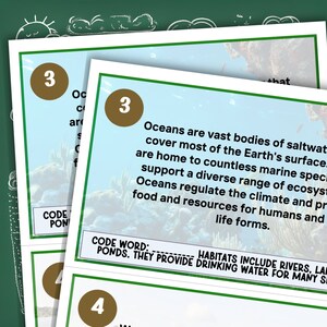 Ecosystem Scavenger Hunt: Earth Science Habitat Game (digital Download ...