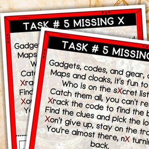 Kids Secret Agent Activity Escape Room Spy ID Decoder Investigation Kit ...