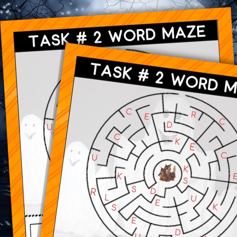 Haunted Mansion Escape Room Game: Teen Mystery, Printable Puzzles (PDF ...