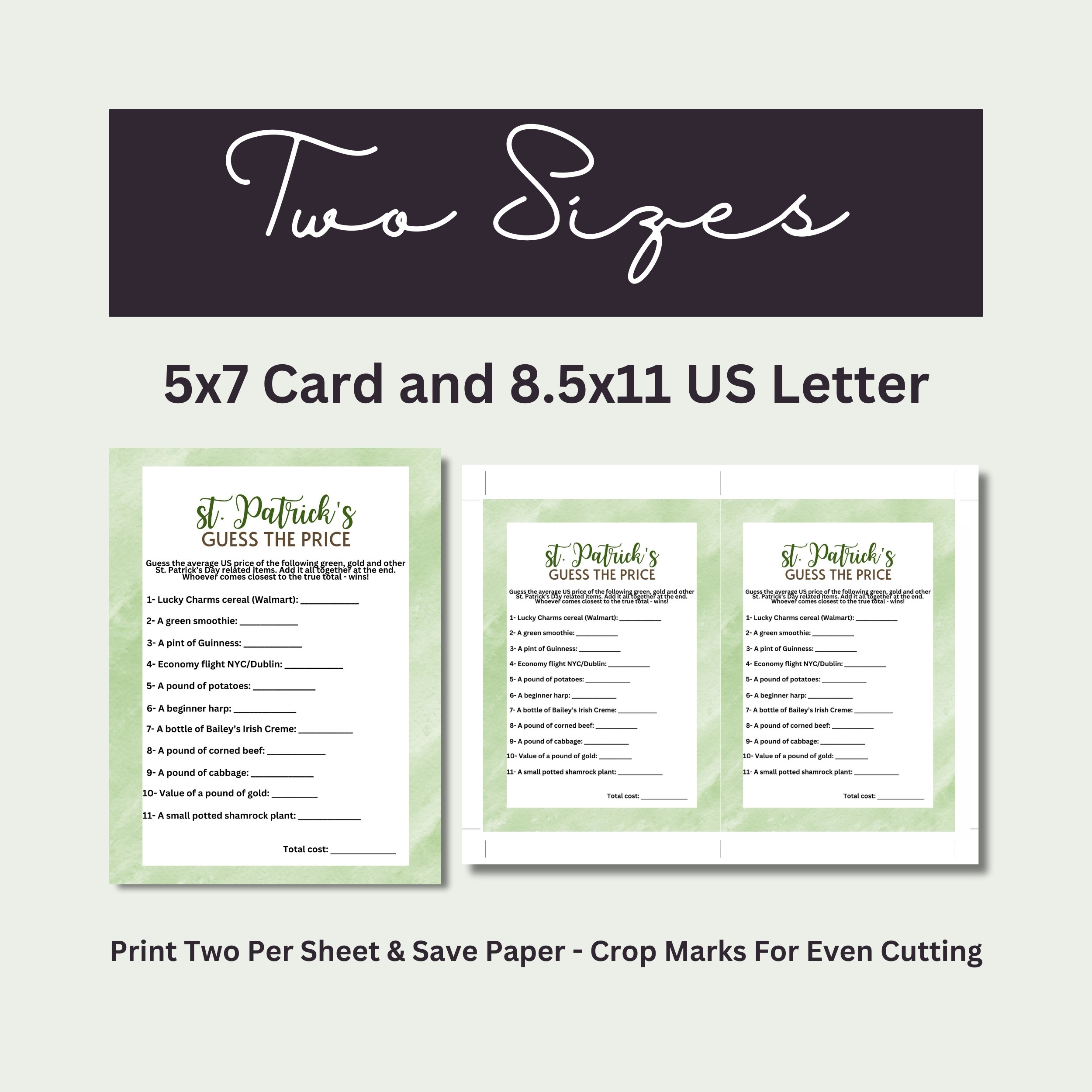 St. Patrick's Day Games Bundle: 16 Printable Party Games (digital ...