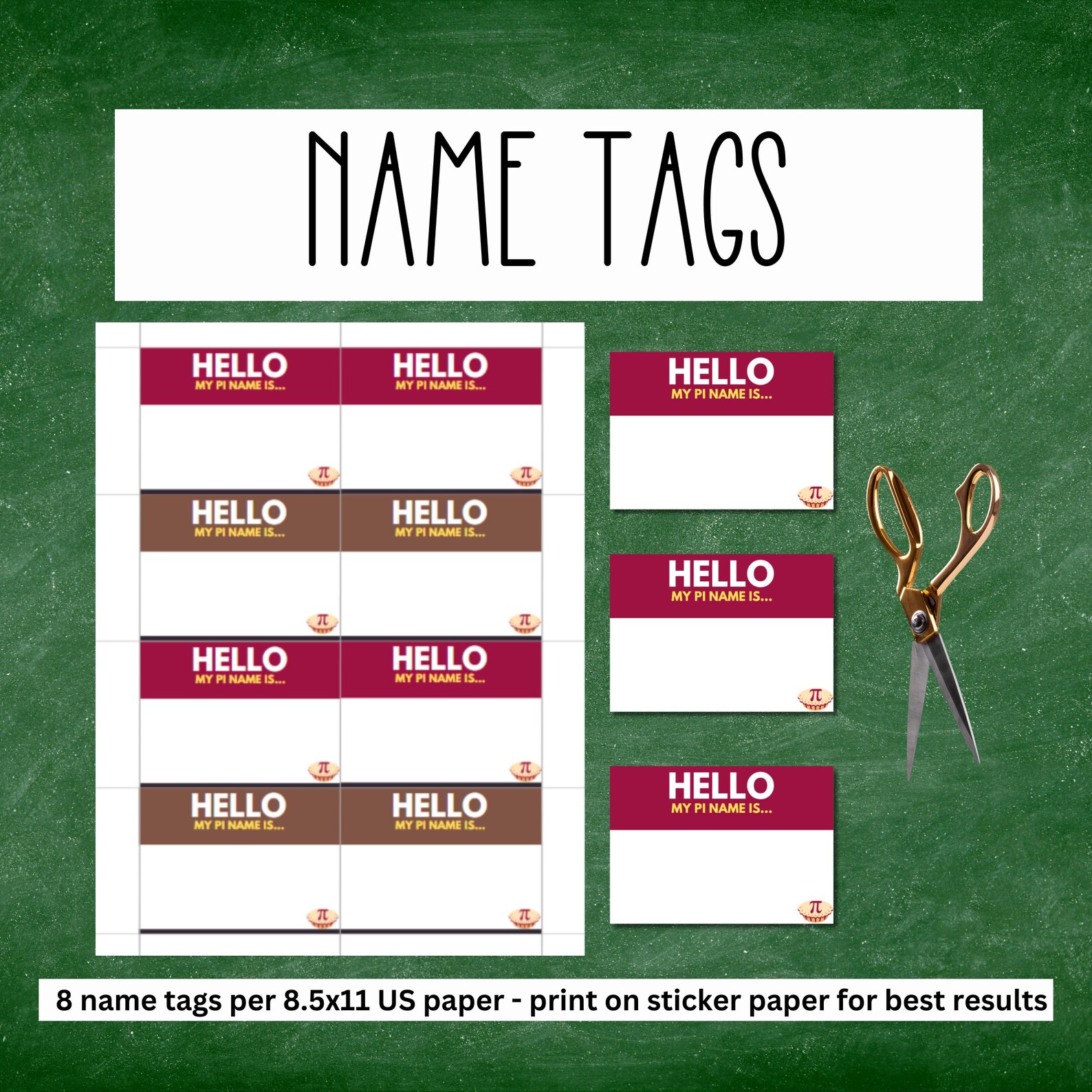 What's Your Pi Day Name - Printable Pi Day Activities - Classroom Games ...