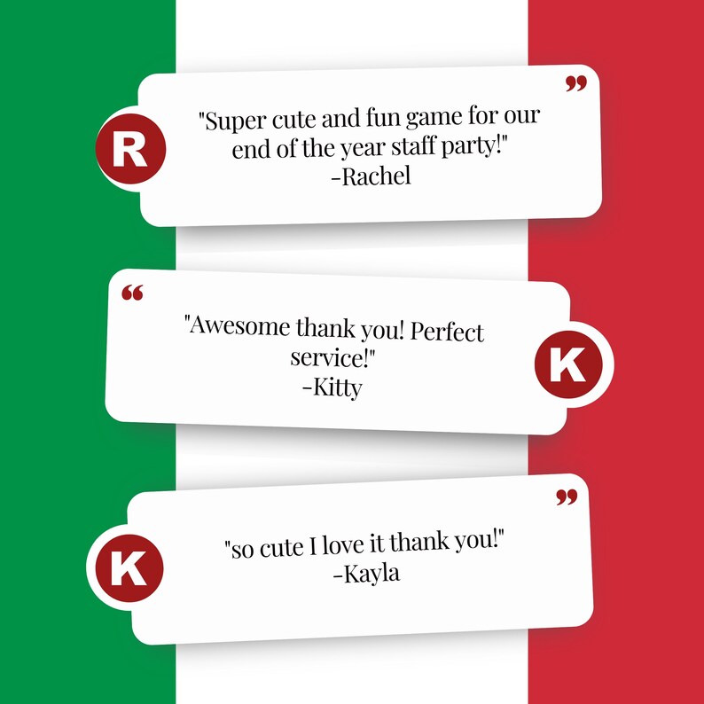 Italian Slang Trivia Game: Language Learning Activity (PDF) - Etsy