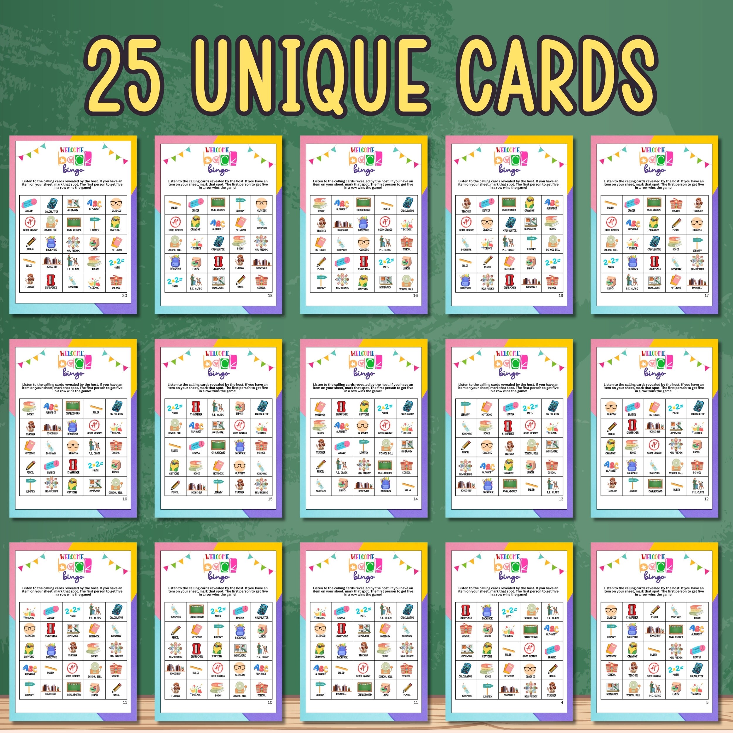 Back to School BINGO Game First Day of Class Activity Game for Teachers ...