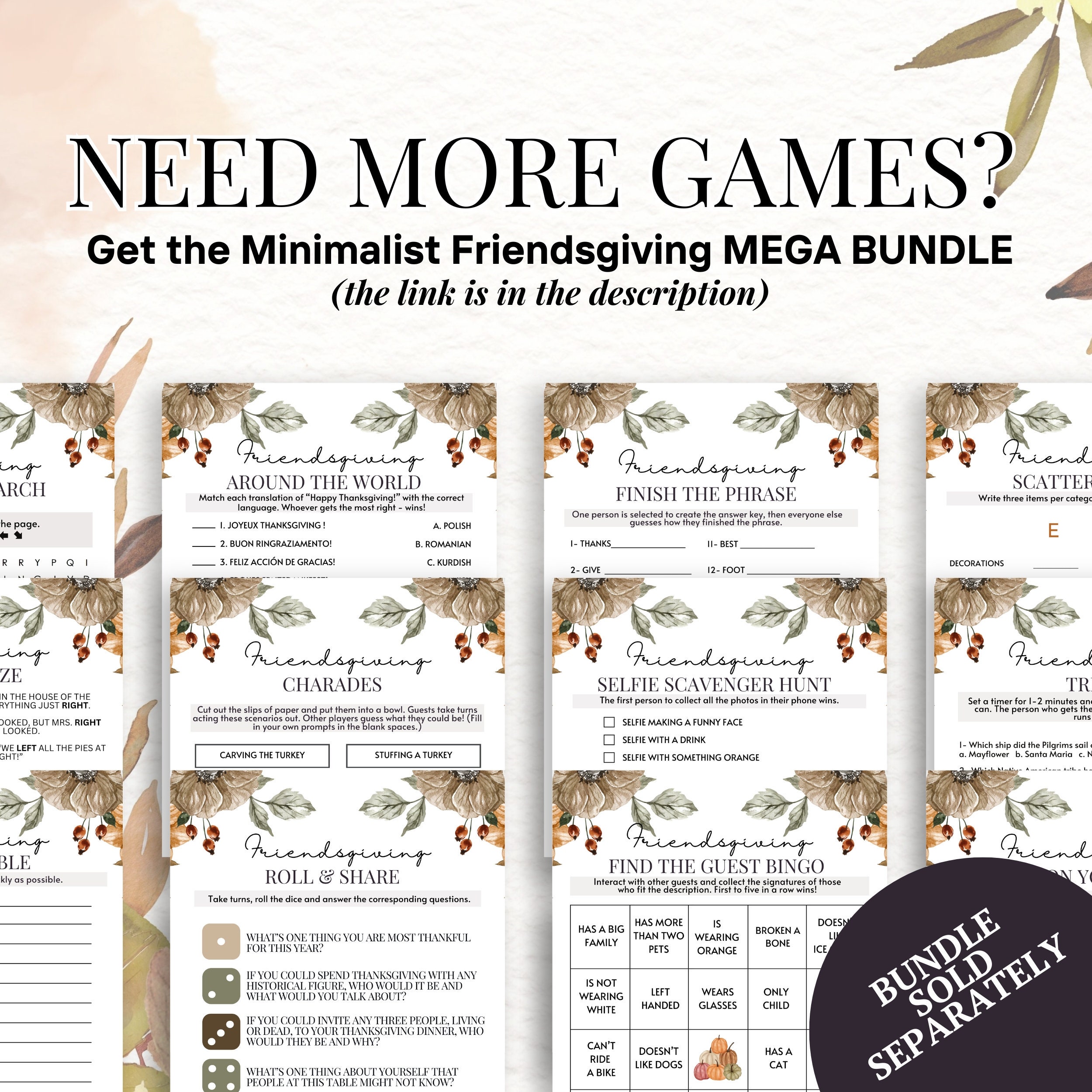 Friendsgiving Roll and Share Game: Thanksgiving Icebreaker (PDF) - Etsy