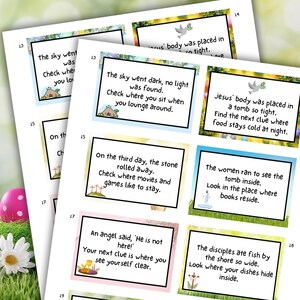 Easter Bible Scavenger Hunt Printable, Engaging Church Activity for ...