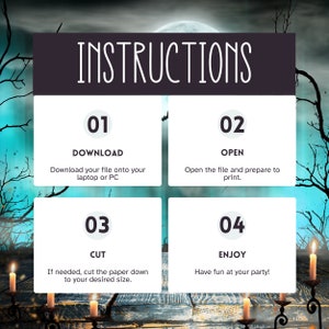 Halloween Truth or Scare Printable Party Game Dare Questions Spooky ...
