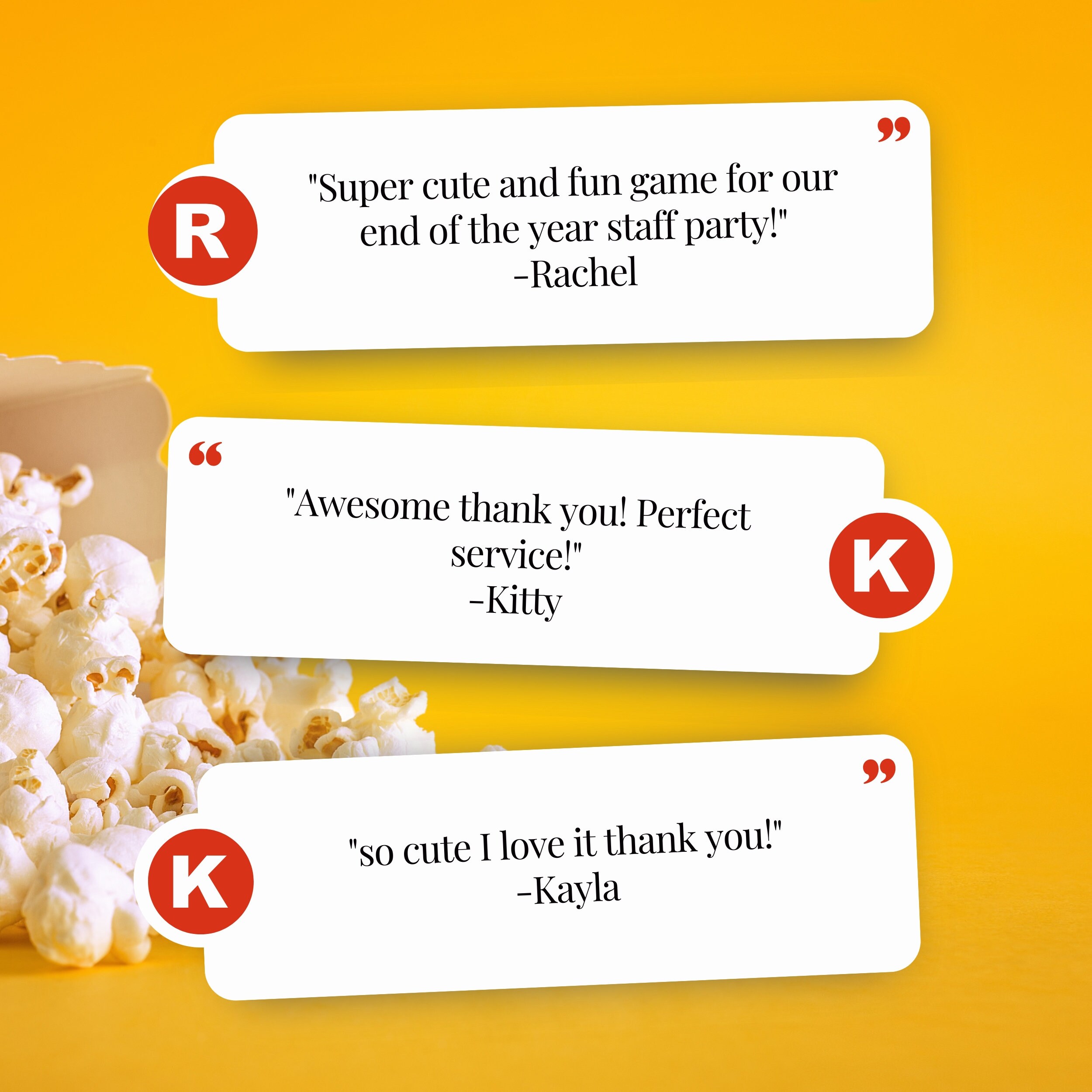 Popcorn Pass the Prize Game: Birthday Party Activity (PDF) - Etsy