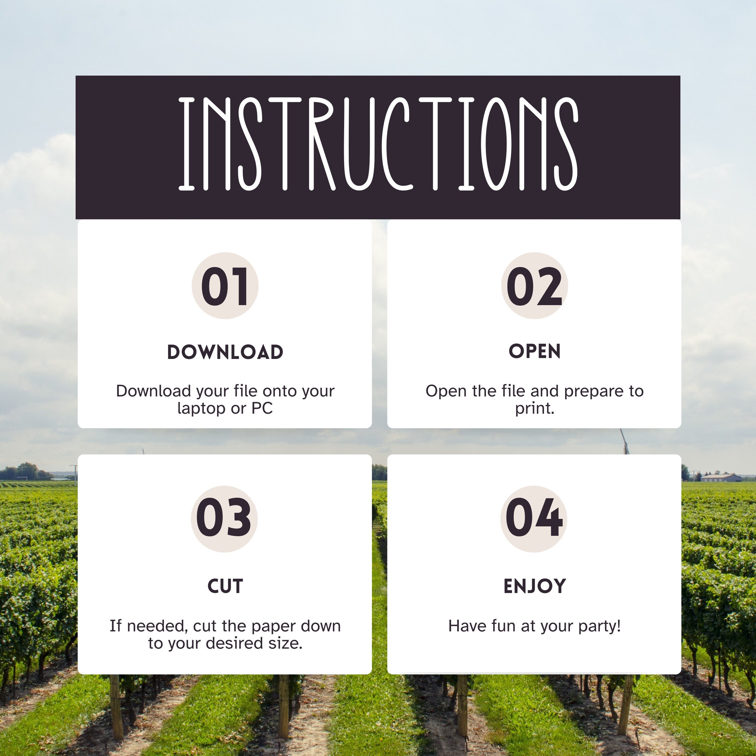 Wine Tasting Game: Pass the Prize Party Activity (PDF) - Etsy