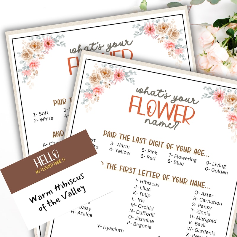Whats a Flower - Etsy UK
