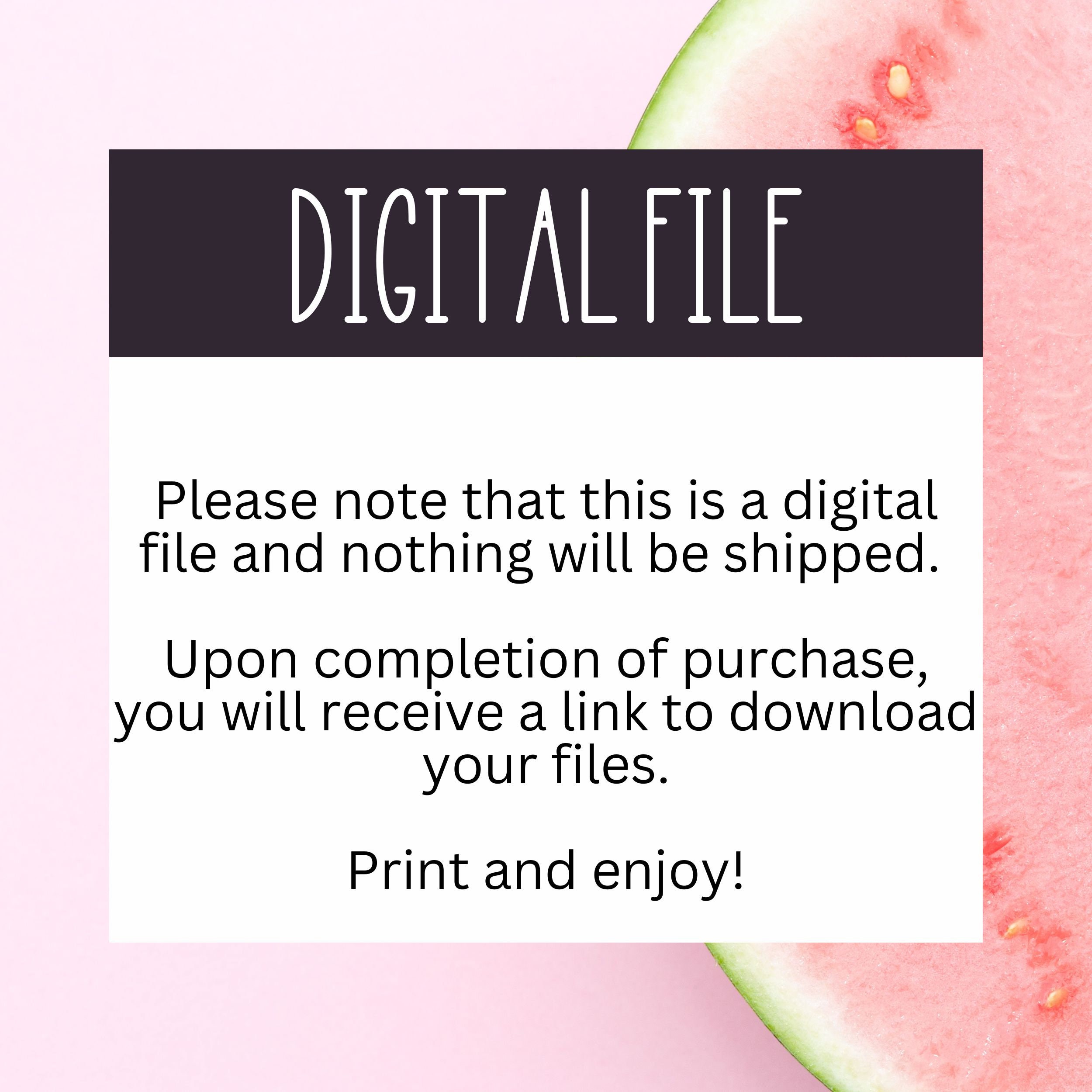 Watermelon Trivia Quiz: Summer Party Game (digital Download) - Etsy