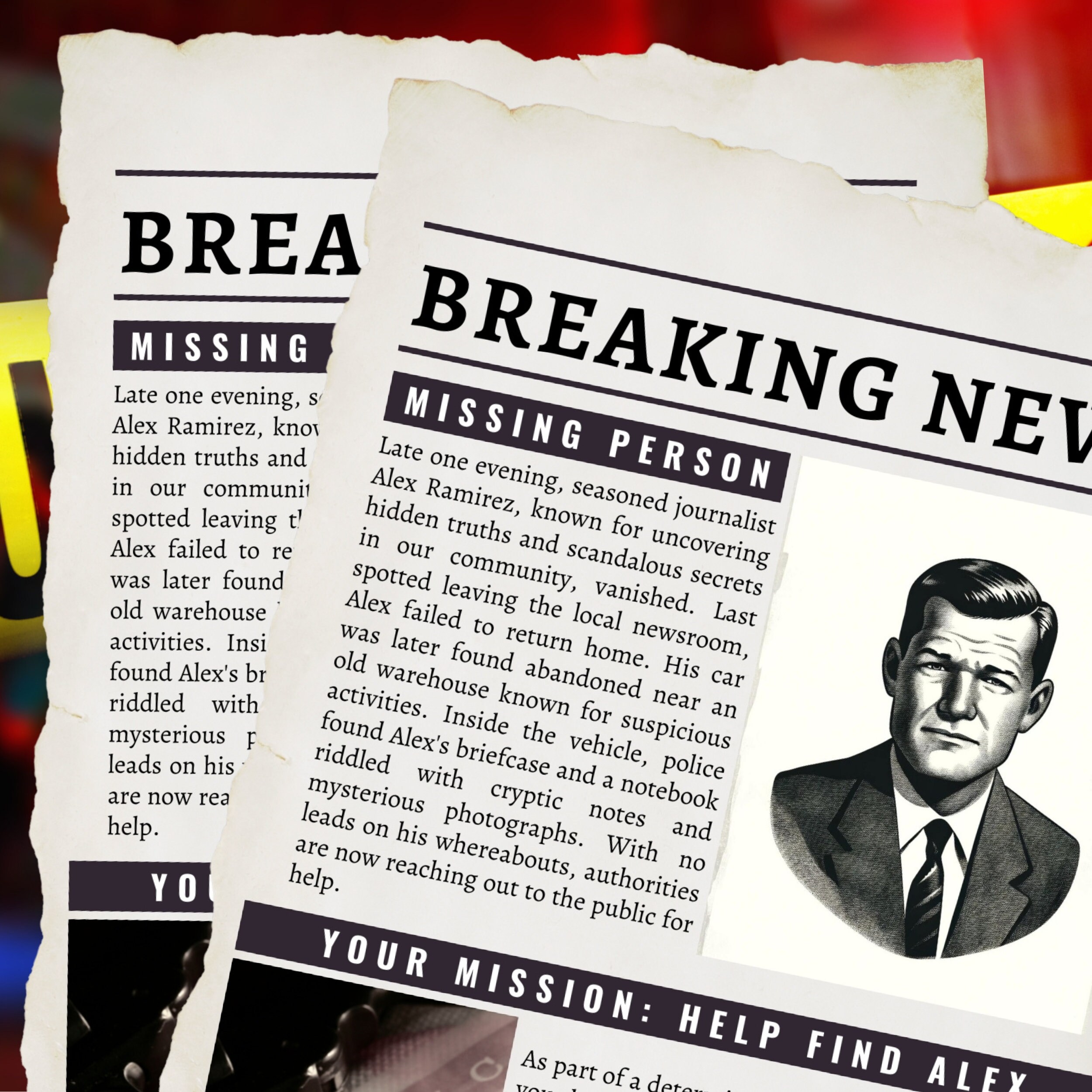 Cold Case Escape Room: Alex Ramirez Mystery (printable Game) - Etsy
