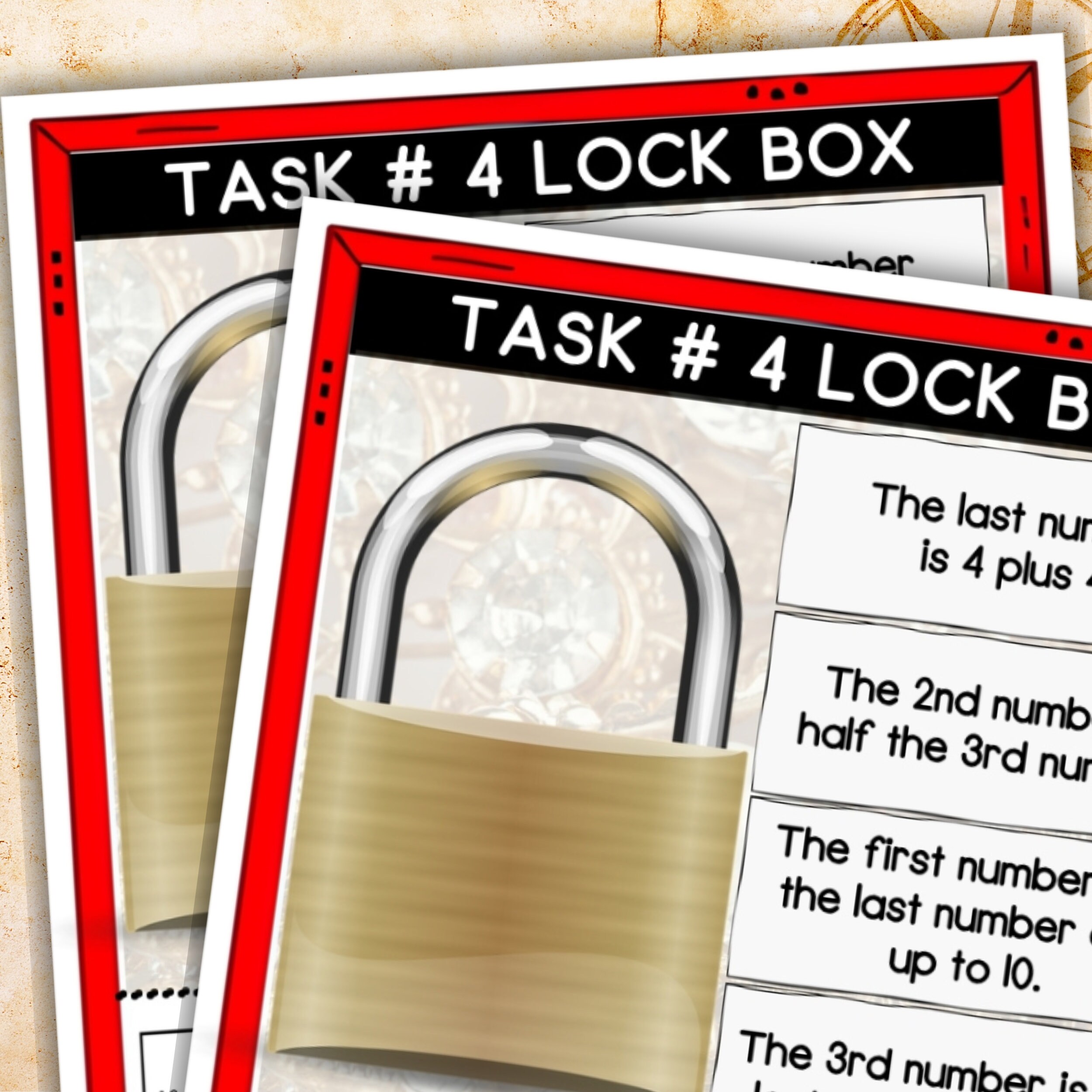 Kids Secret Agent Activity Escape Room Spy ID Decoder Investigation Kit ...