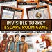 Thanksgiving Turkey Escape Room Game: Printable Tween/teen Activity ...