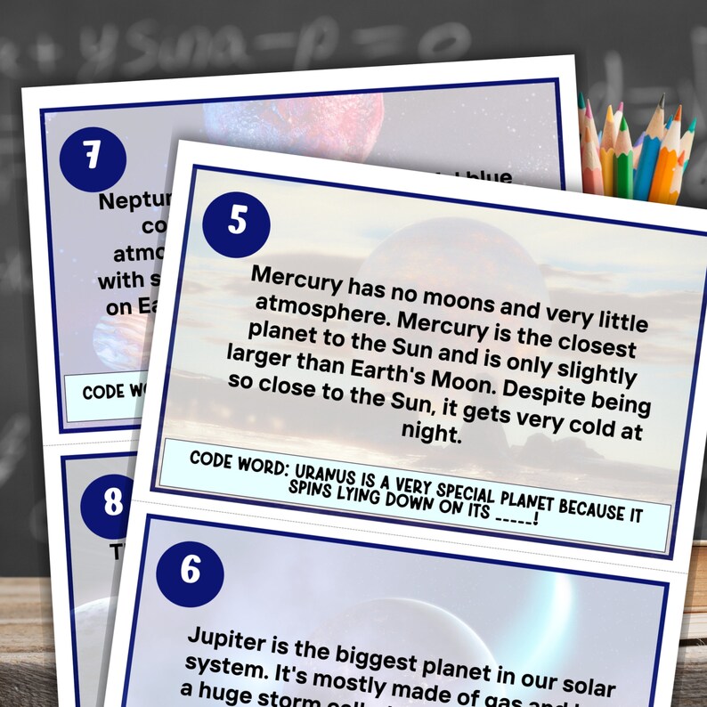 Solar System Scavenger Hunt: Kids STEM Learning Game (digital Download ...