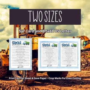 Truck-themed Pass the Prize Left Right Game Monster Truck Party ...