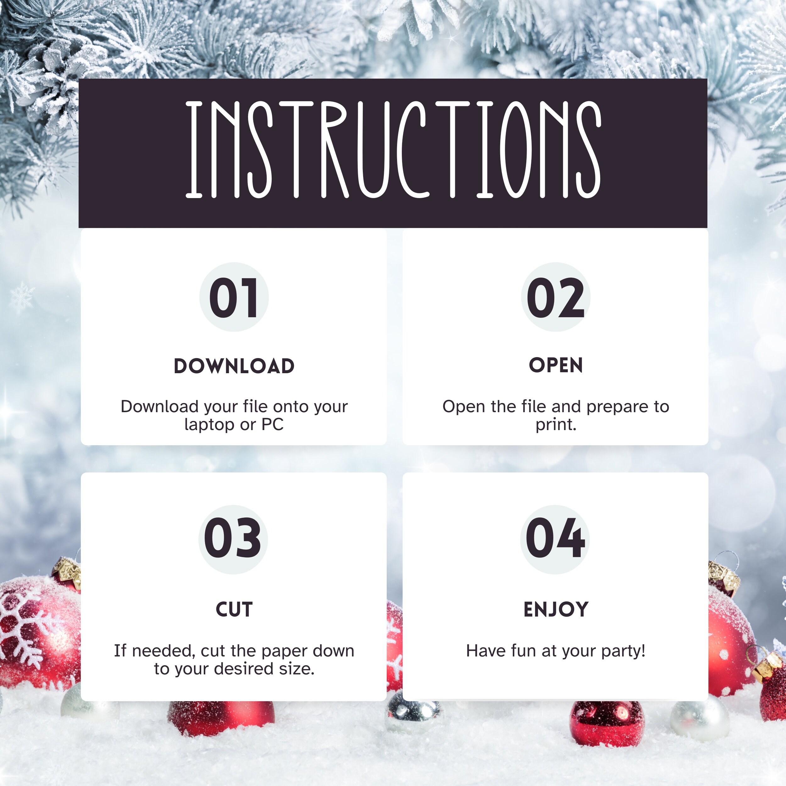 Christmas Gift Exchange White Elephant Yankee Swap Xmas Family Holiday ...